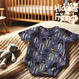 Women in STEM Digital Pattern - Science Lab Seamless File - Female ...