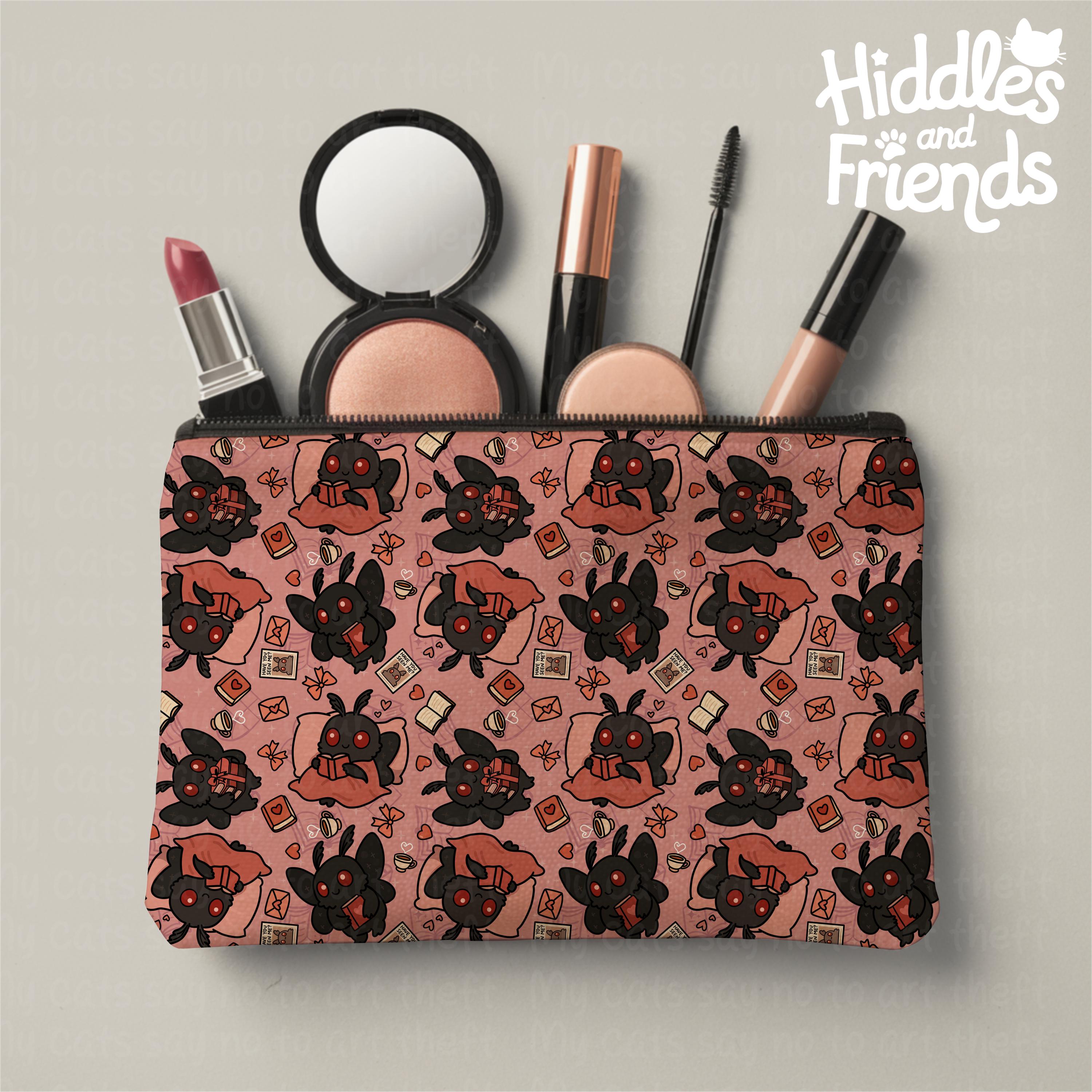 Bookish Coquette Mothman Seamless Pattern – Cute Cryptid Digital File ...