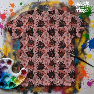 Bookish Coquette Mothman Seamless Pattern – Cute Cryptid Digital File ...