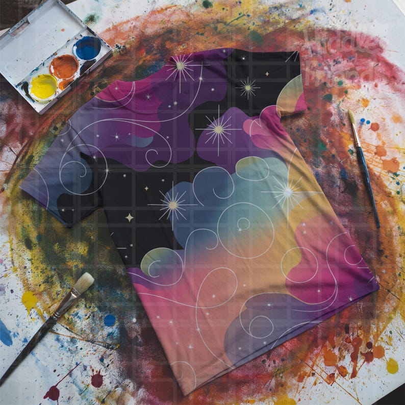 Editable Procreate T-shirt Mockup for Patterns and Design Showcase ...