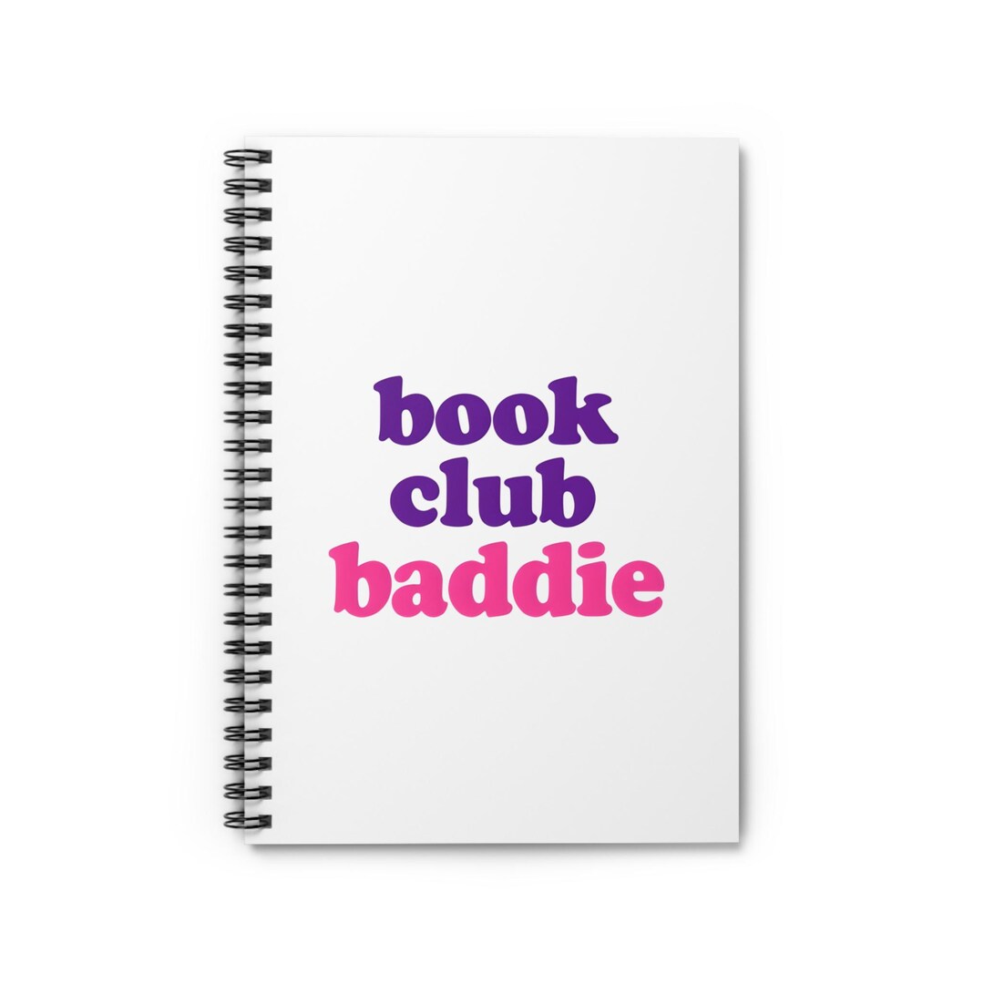 Book Club Baddie Ruled Notebook - Ideal for Readers, Writers & Note ...