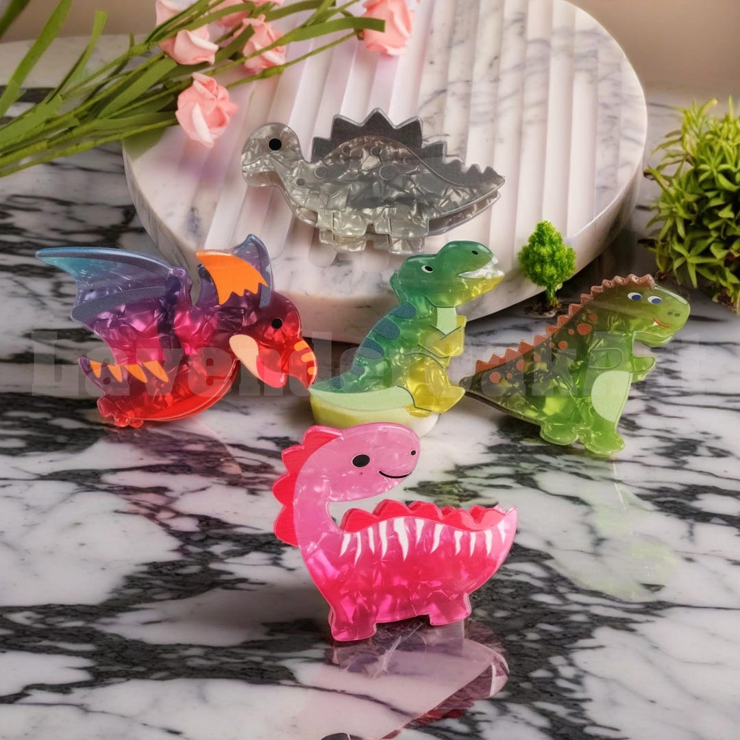 Handmade Fun Hair Clips,elicate Resin Hair Clips,strong Hair Wave Claw ...