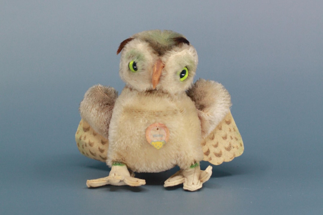 Vintage Steiff Owl Wittie (1954-1958) - Rare Collectible - Etsy