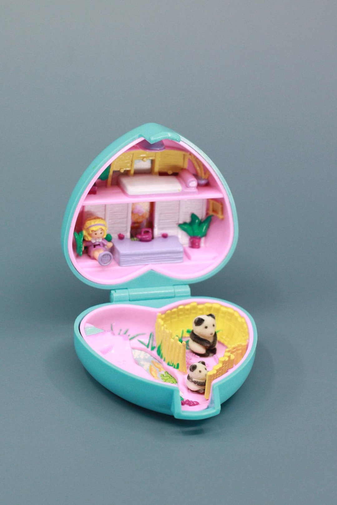 Vintage 1993 Polly Pocket Pretty Pandas Pet Parade by Bluebird Toys - Etsy