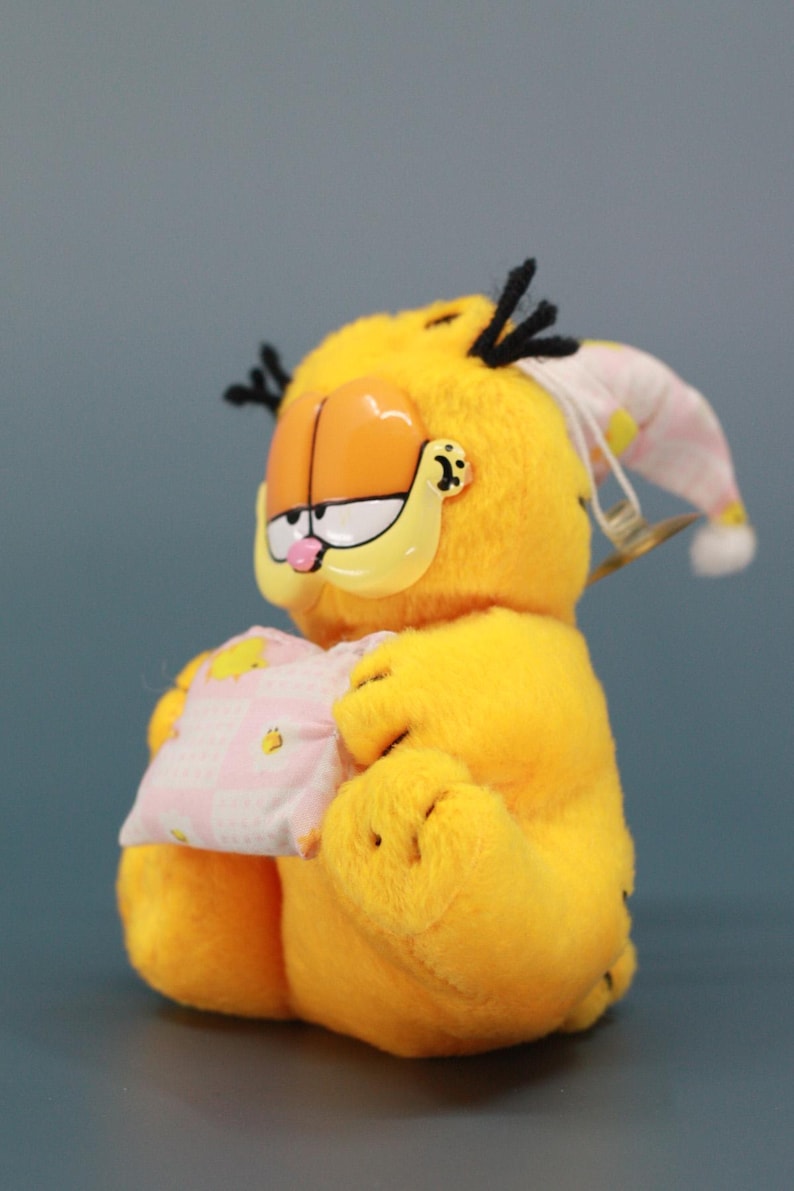 Vintage Garfield Sleepytime Plush - Nostalgic Cartoon Collectible - Etsy
