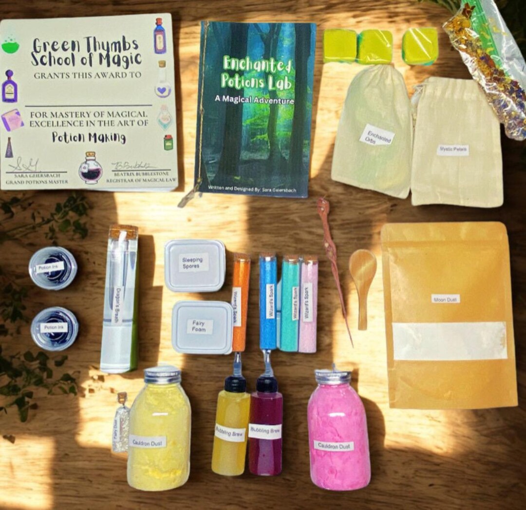 Personalized Potion Kit- Custom Sensory Set With Themed Story & Potions ...