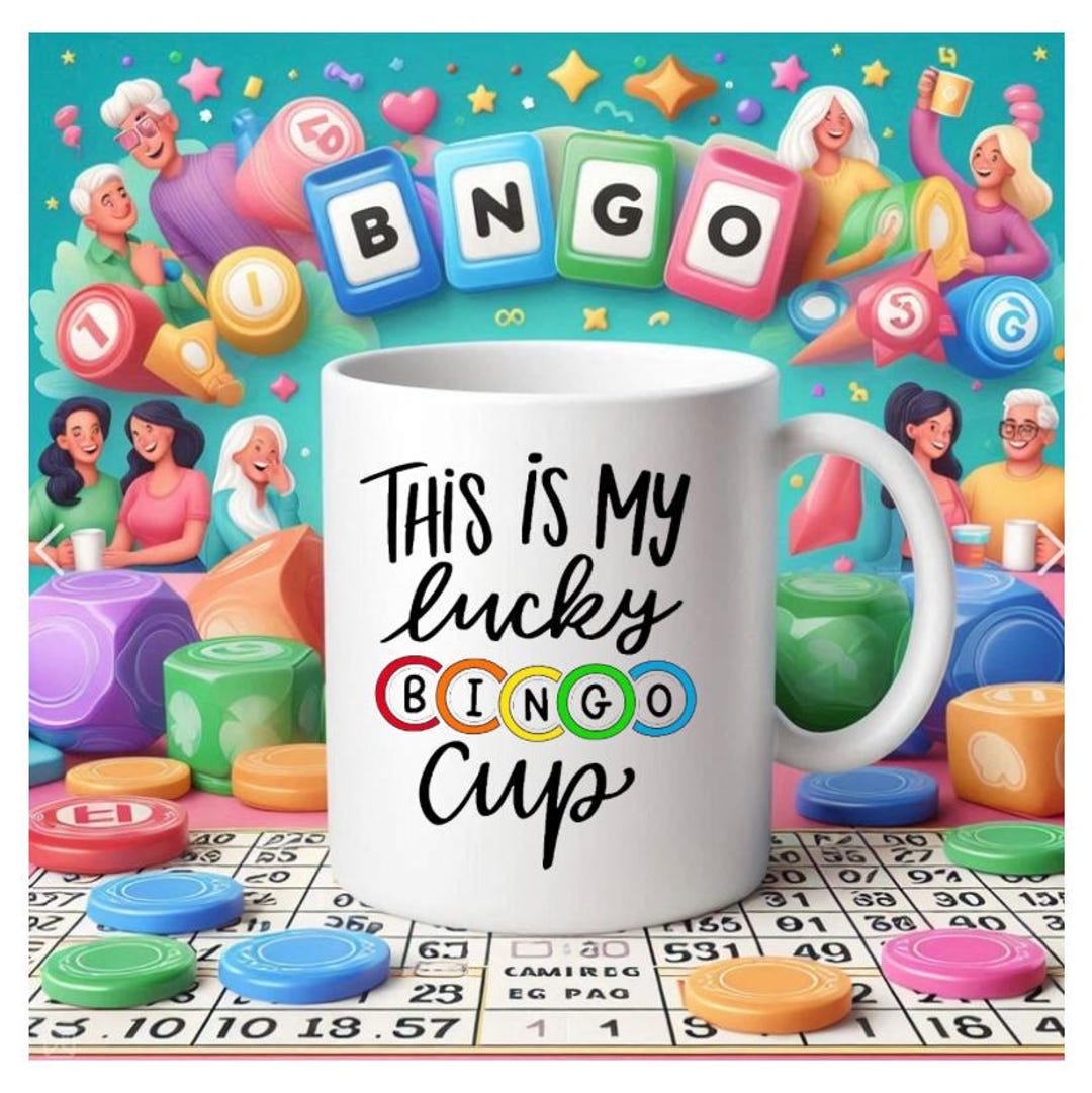 Bingo Mugs, Bingo Gifts, Gift Ideas for Bingo Lovers, Bingo Lovers Mug ...
