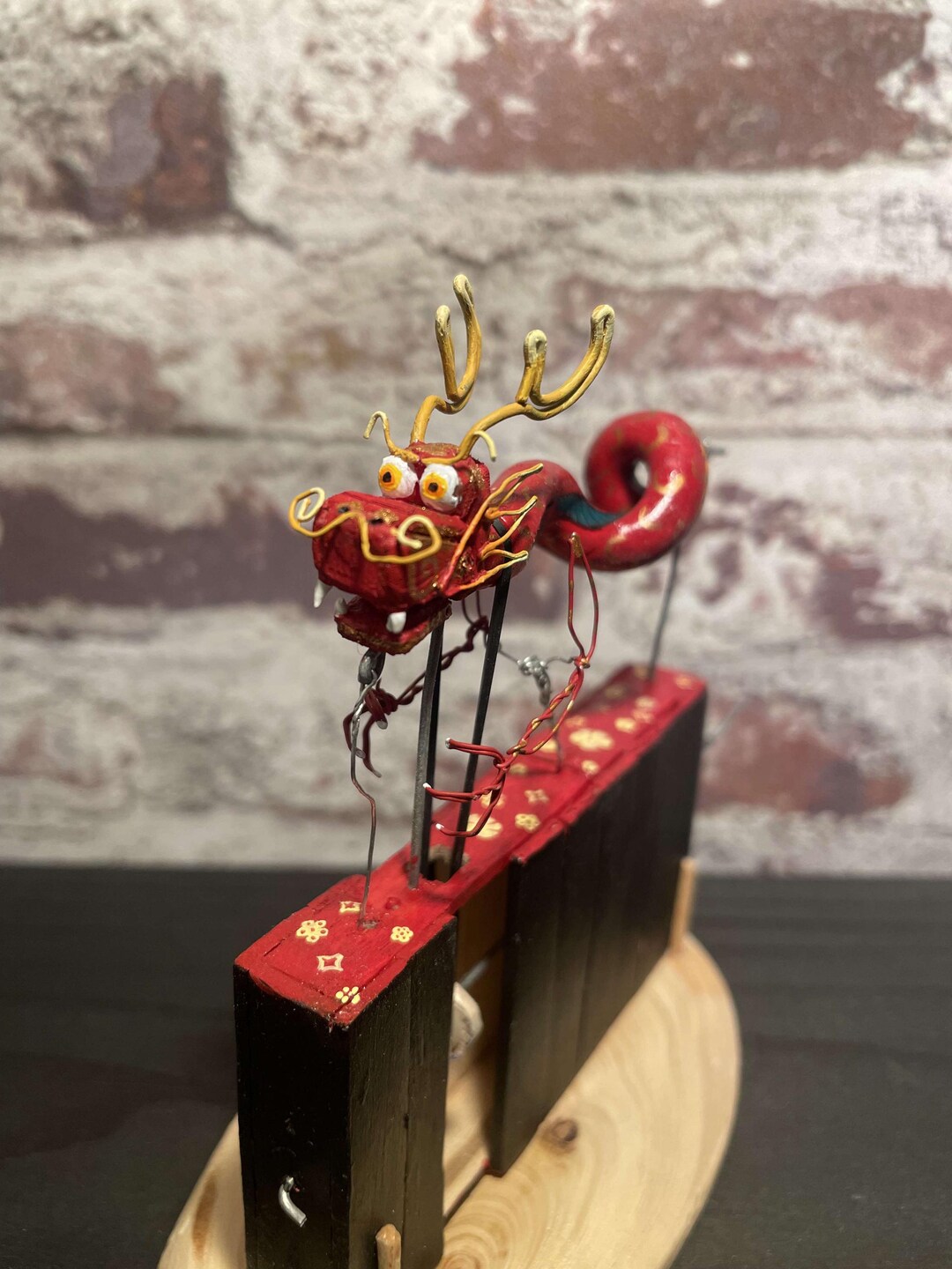 Chinese Dragon Automaton [collection 'year of the Snake' N.1] - Etsy