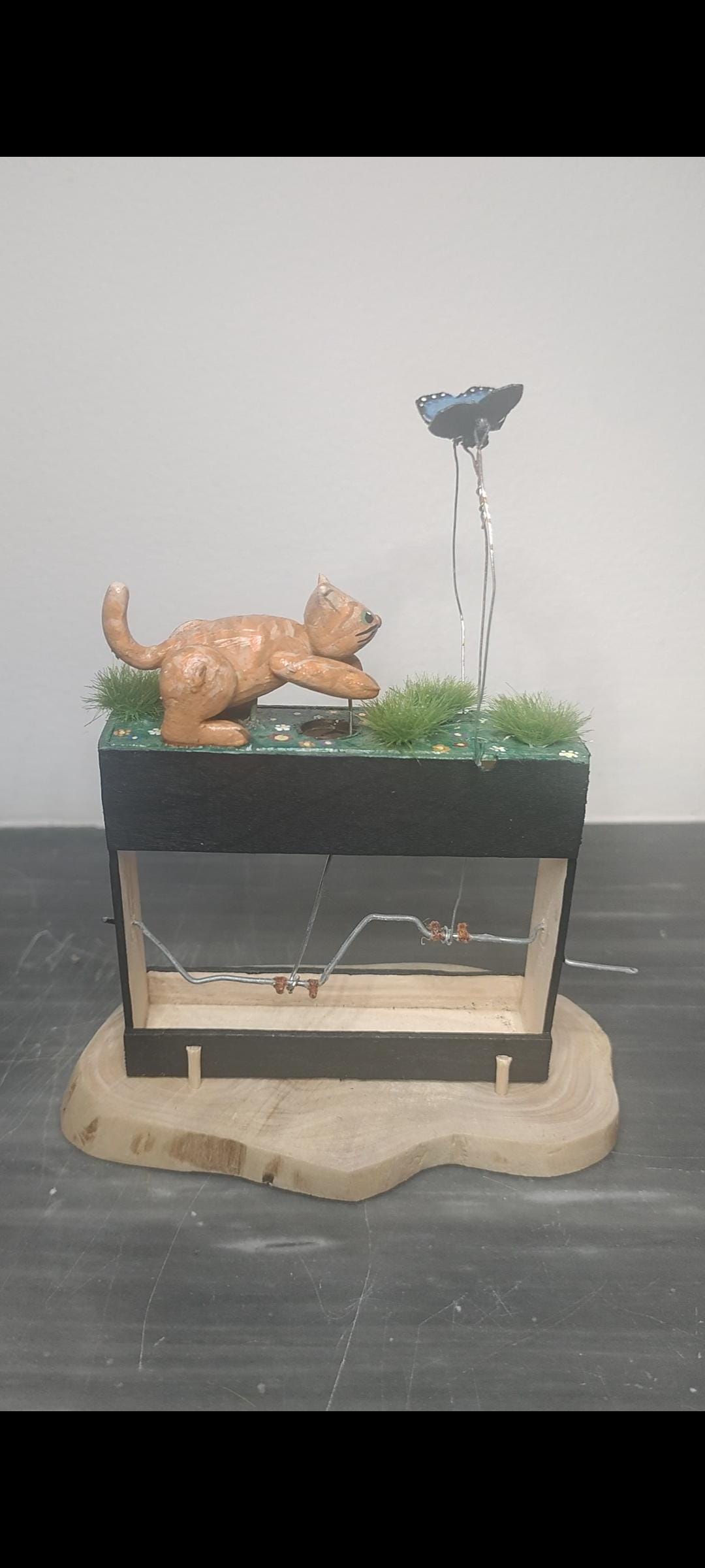 Automaton "the Cat and the Butterfly" [collection 'mischevious Cats' N ...