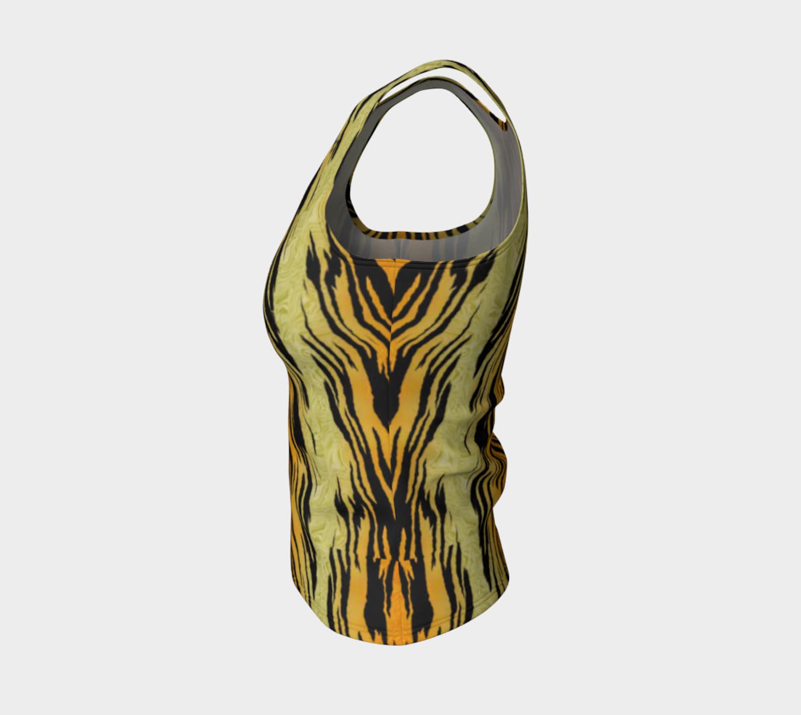 Tiger Stripes Fitted Tank Top | Etsy