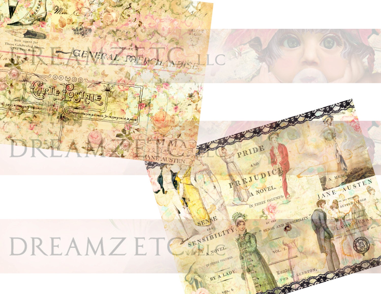 Digital Paper - Digital Kit "simply Jane - PART 2" - Kit Part 1 - Great ...