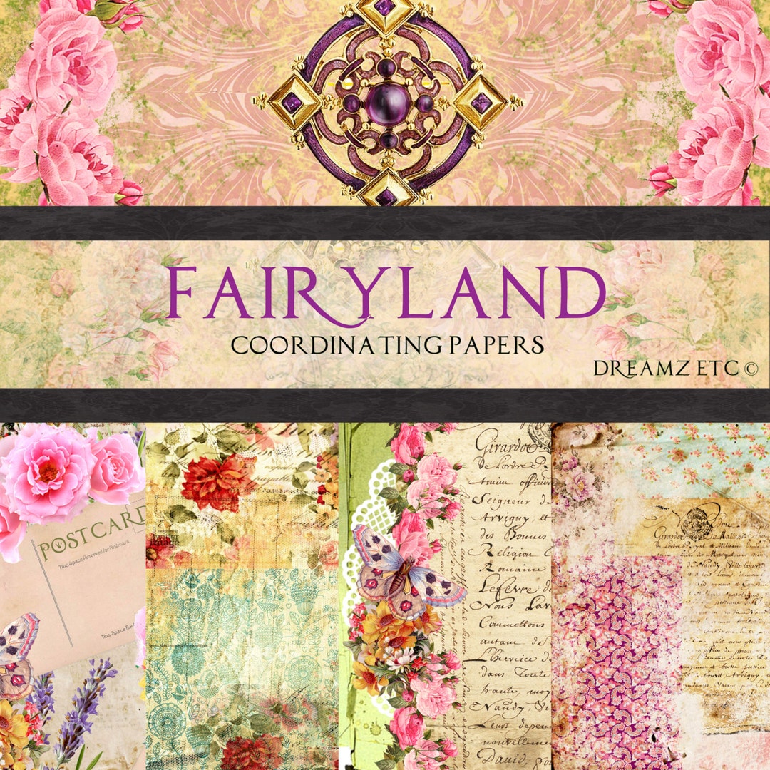 NEW! Digital Paper - "fairyland Field Coordinating Papers" - Journal ...