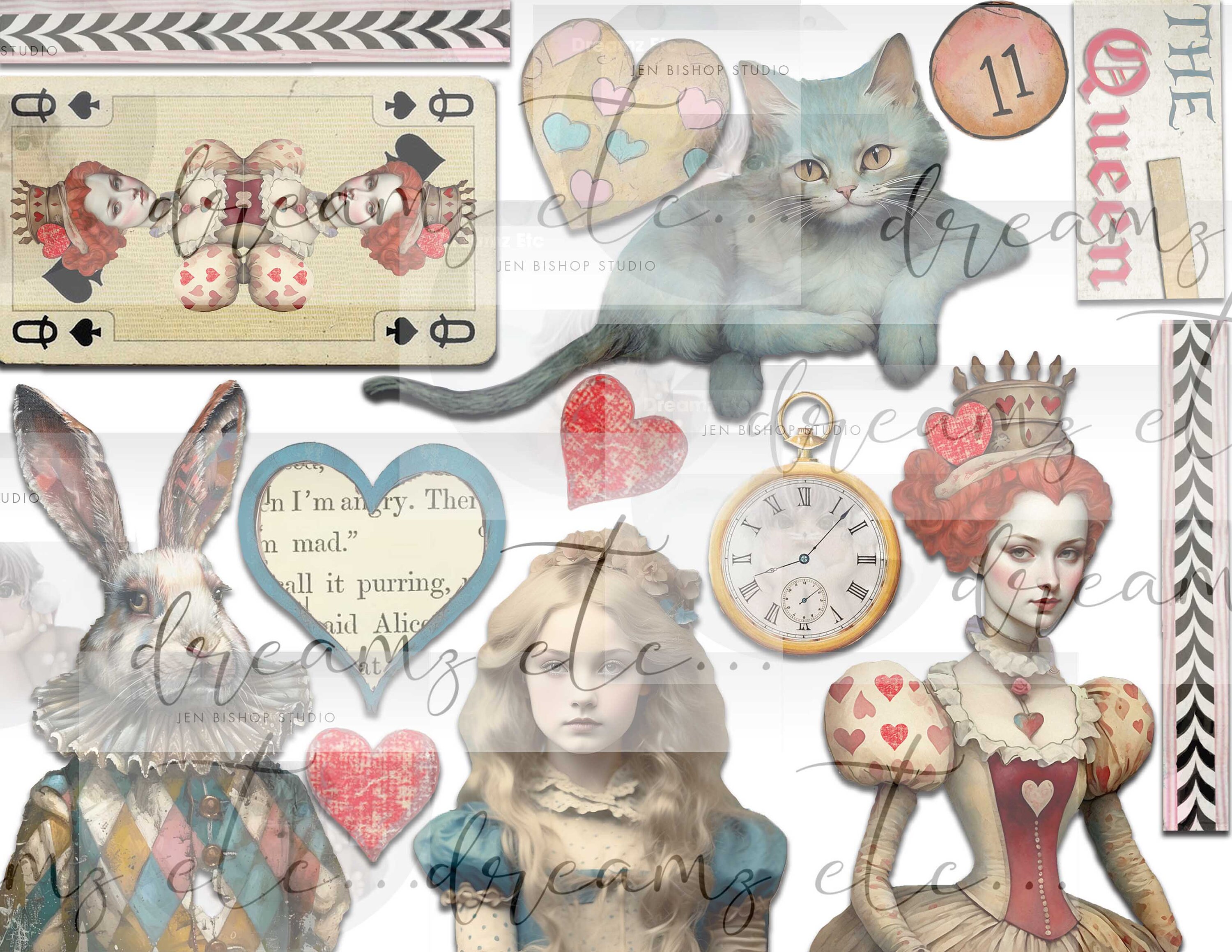 Junk Journal Kit - Digital Artwork and Prints - Cardmaking Kit ...