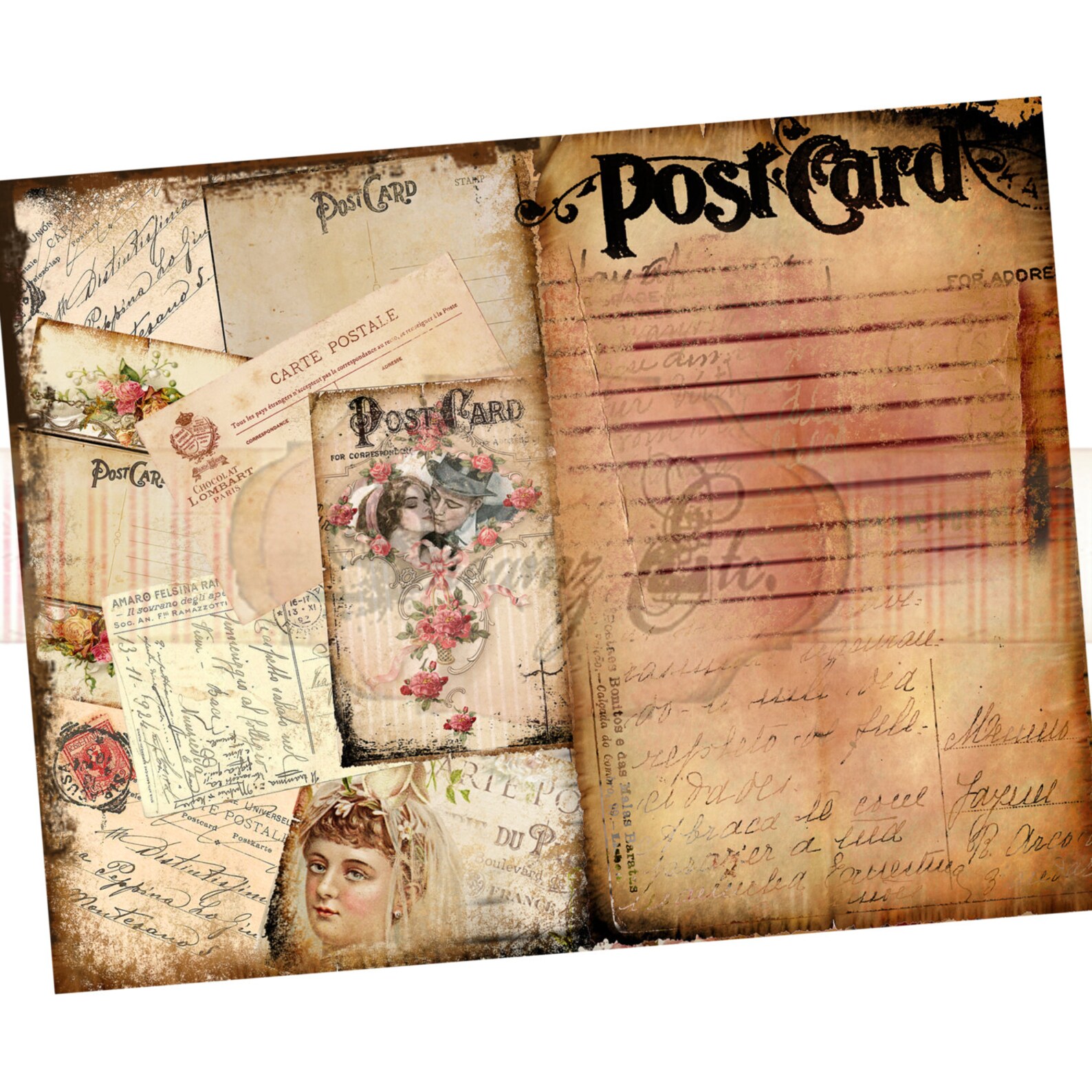 Digital Journal Kit "timeless" - Kit Paper Pack 2, Great for ...