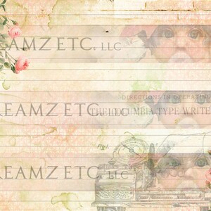 Vintage Themed Lined Paper Collection - PACK 2 - 5 Different Designs - Etsy