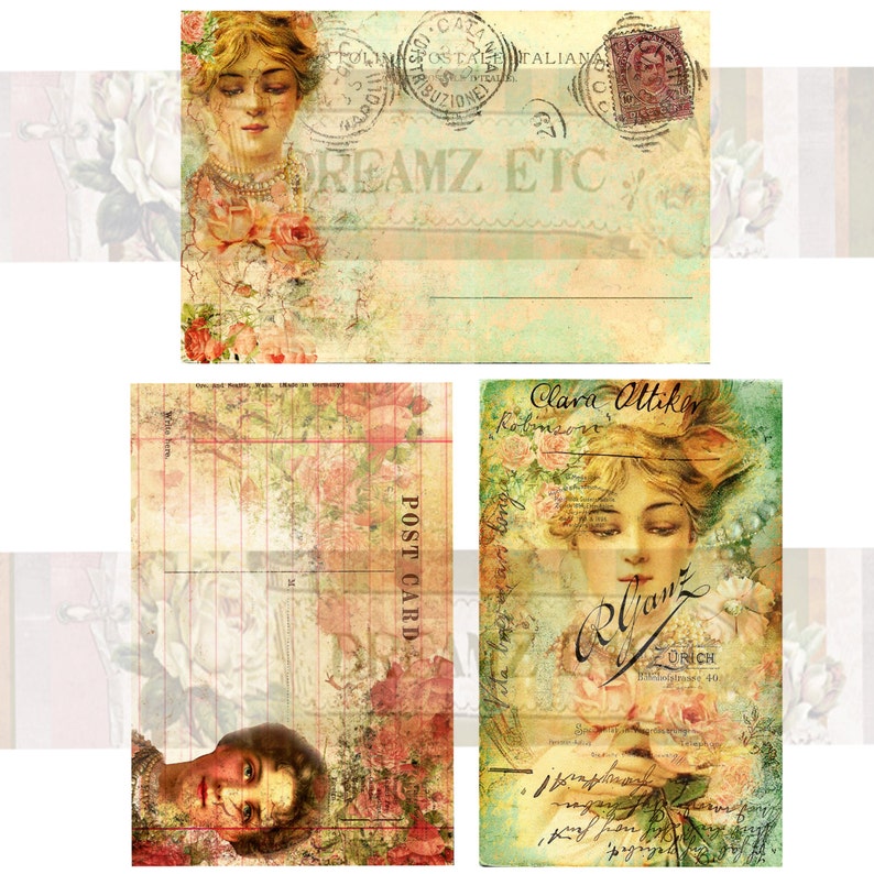 Digital Kit "victoria Anne Ephemera" - Great for Scrapbooking, Journals ...