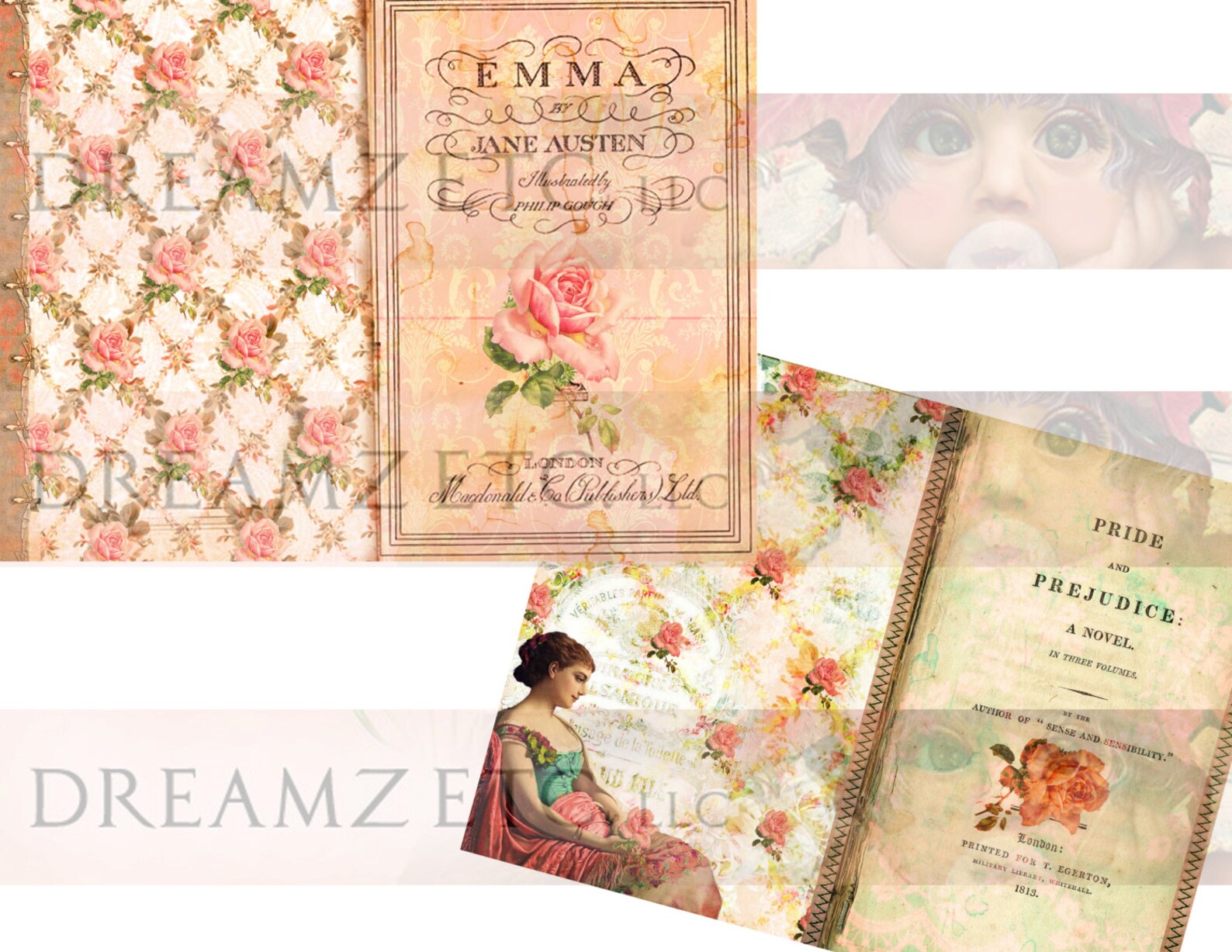 Digital Paper Digital Kit simply Jane PART 2 Kit 2 Great for ...