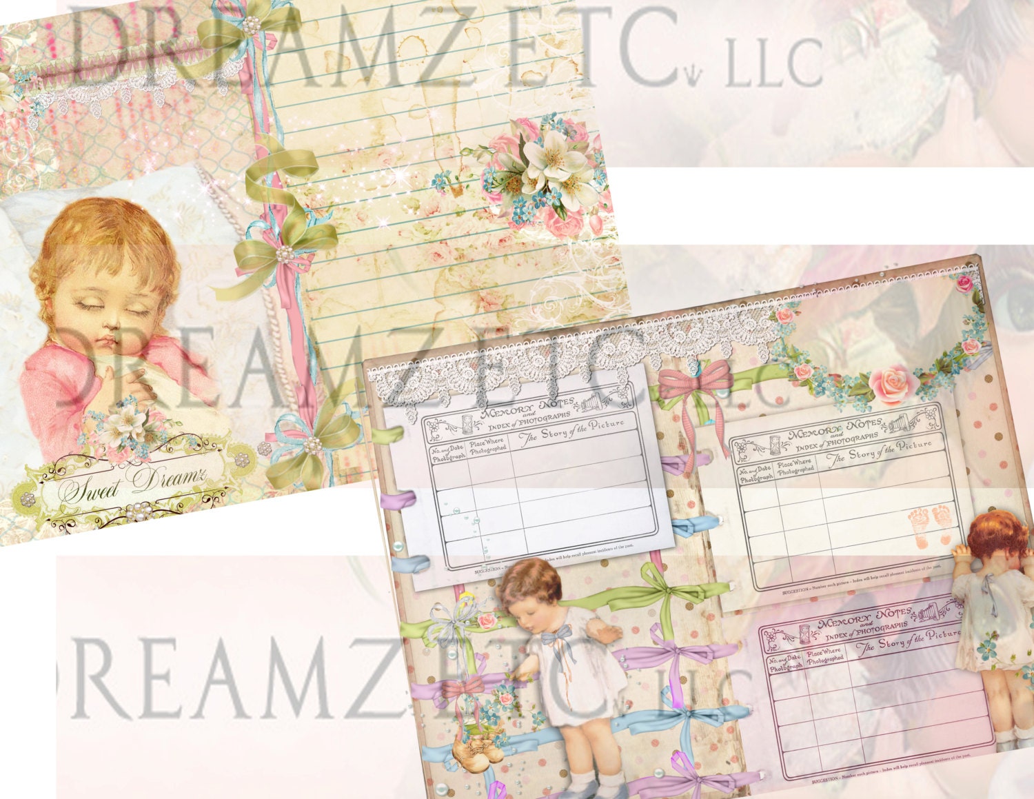 Digital Paper Journal Kit bundle of Joy Part 1 - Etsy