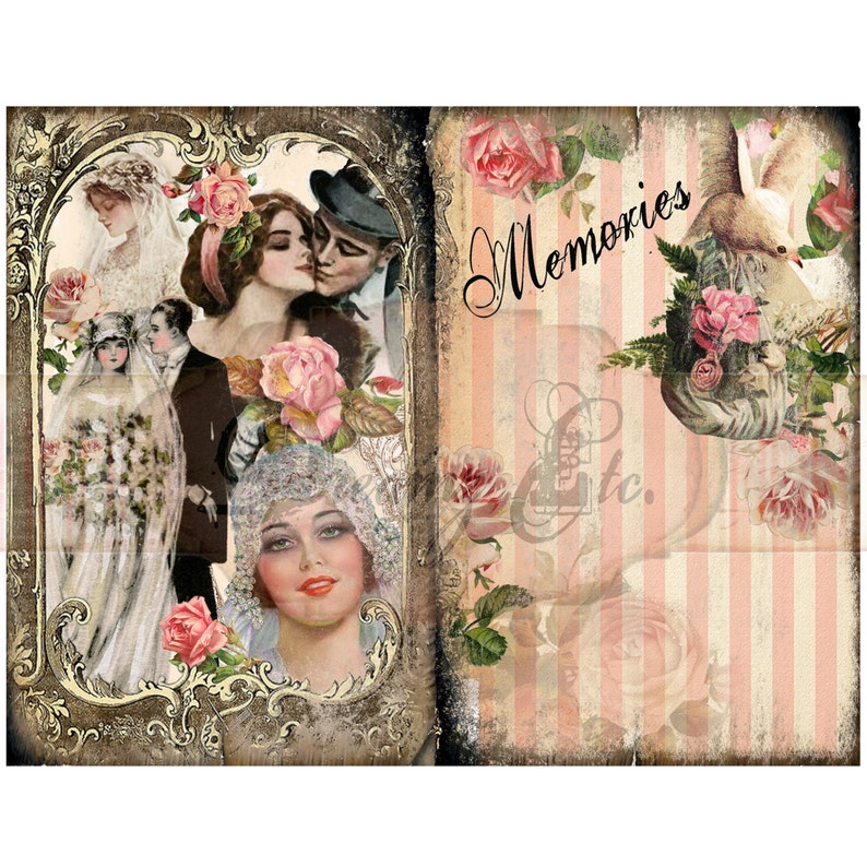 Digital Paper Digital Journal Kit timeless Kit - Etsy