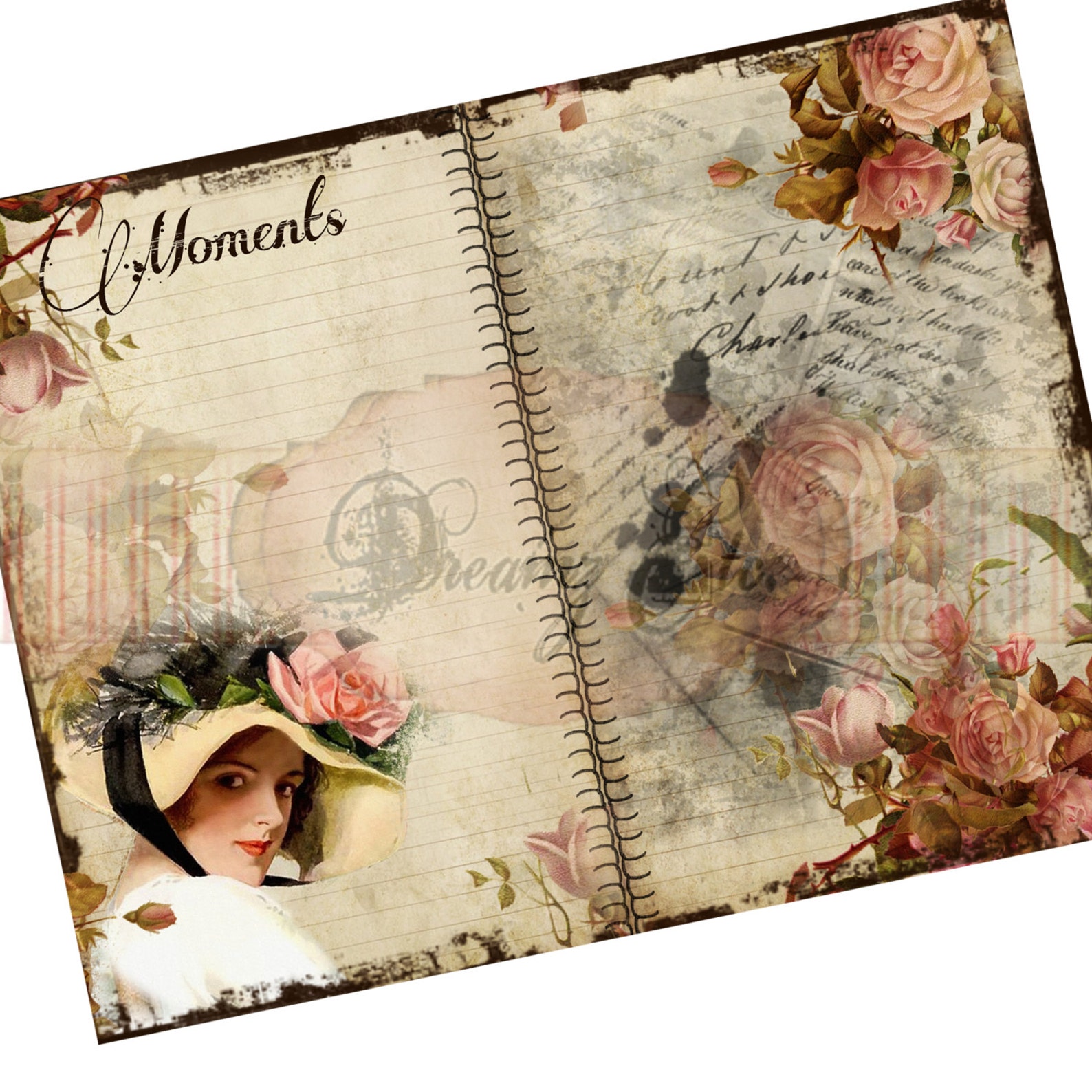 Digital Journal Kit "timeless" - Kit Paper Pack 2, Great for ...