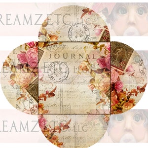 Digital Paper Journal Kit "vintage Love Story - Part 2" - Digital Paper ...