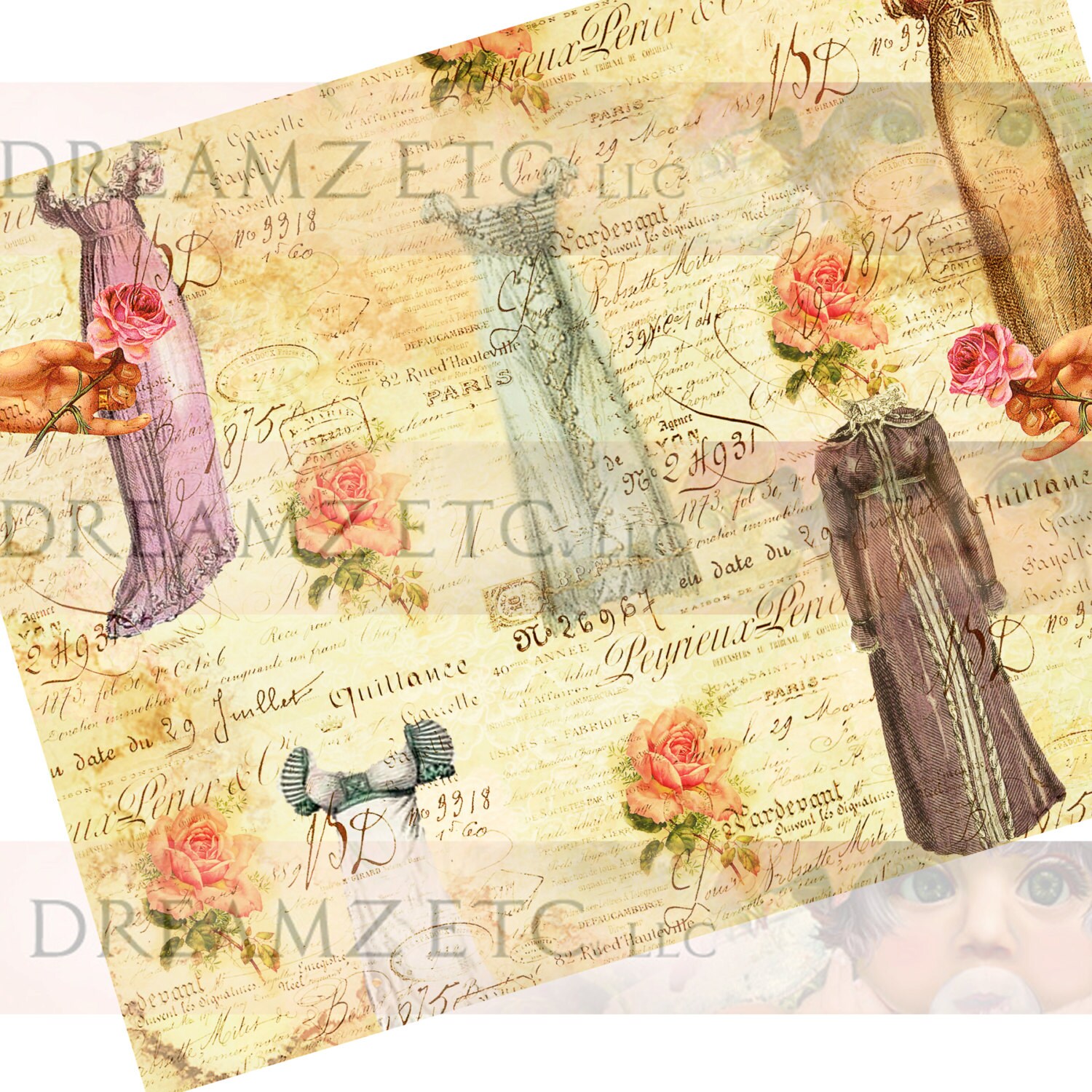 Digital Paper - Digital Kit "simply Jane - PART 2" - Kit Part 1 - Great ...