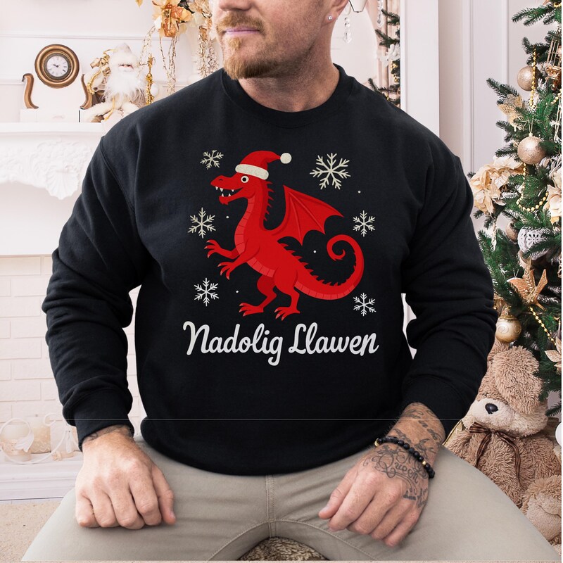 Welsh Christmas Jumper - Etsy UK