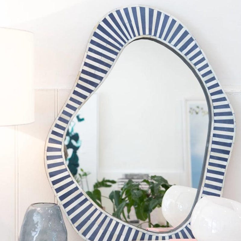 Bone Inlay Mirror - Etsy