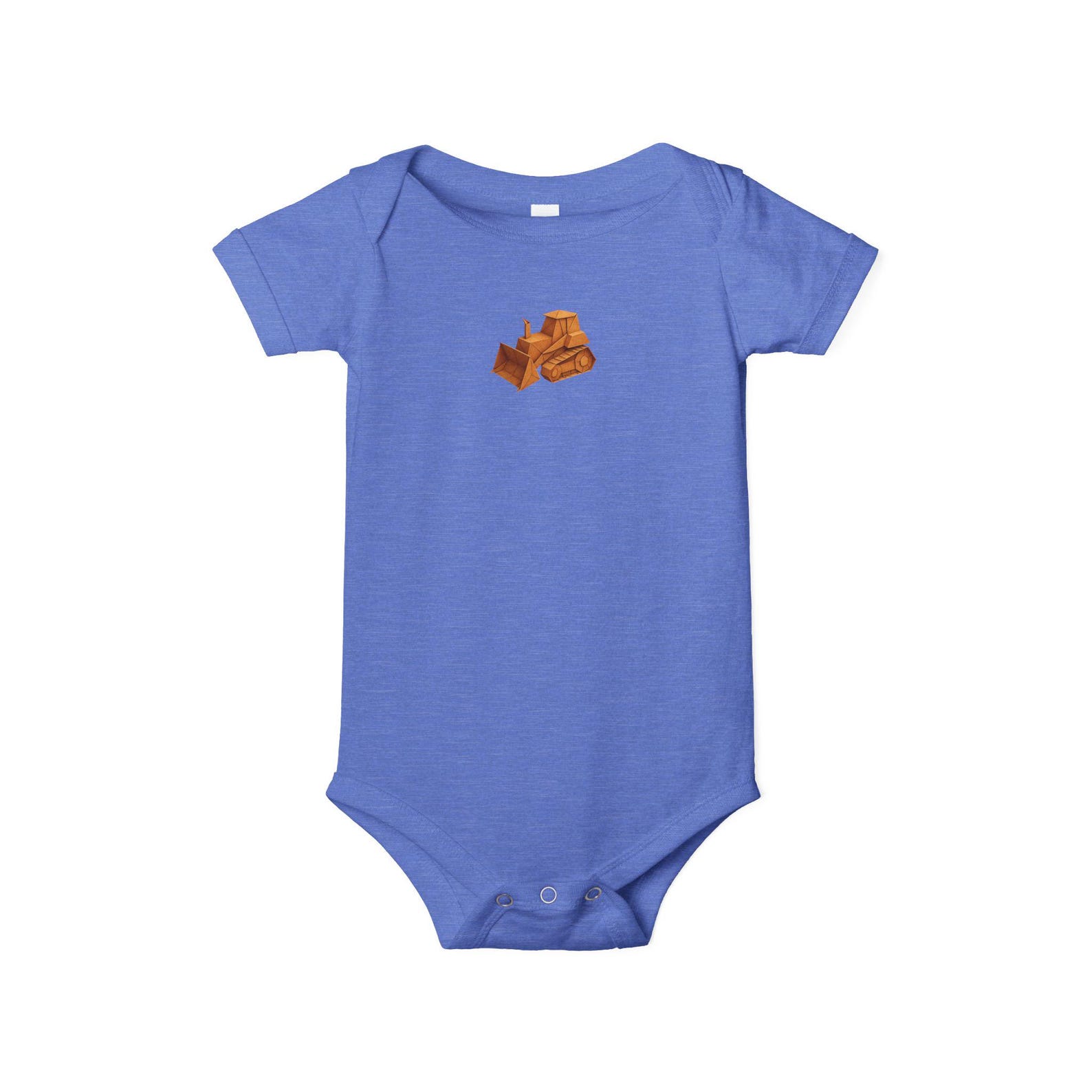 Origami Bulldozer Baby Romper: Papercraft Construction Outfit - Etsy