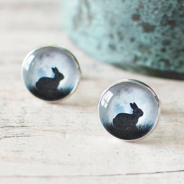 Rabbit Cufflinks - Etsy
