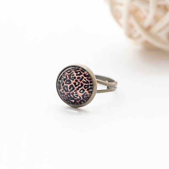 Leopard Print Ring Animal Print Ring Wildlife Inspired Ring | Etsy