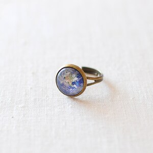 Planet Earth Ring, World Ring, Solar System Ring, Globe Ring ...
