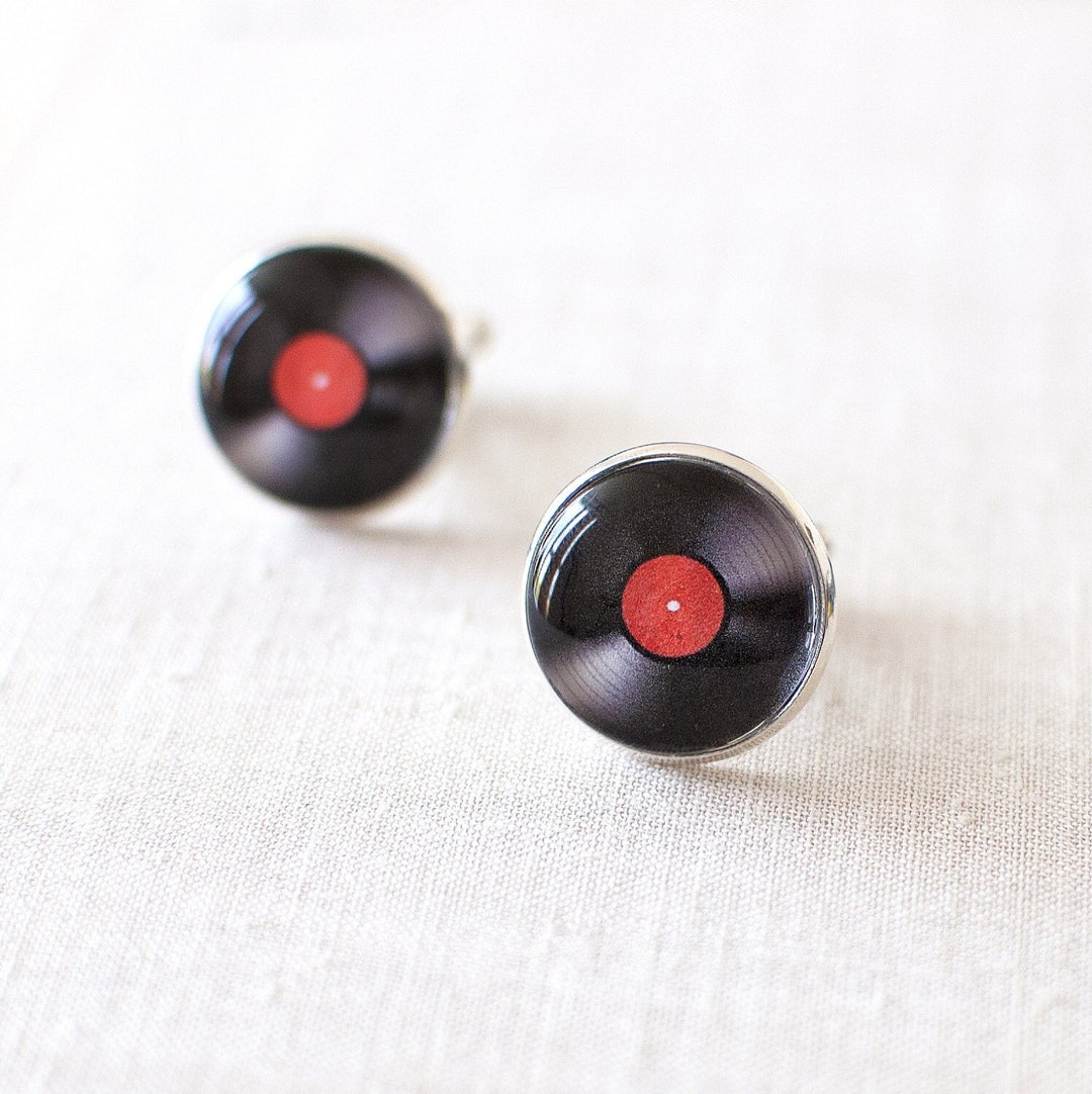 Vinyl Record Cufflinks, Music Cufflinks, Jazz Cufflinks, Vintage LP ...