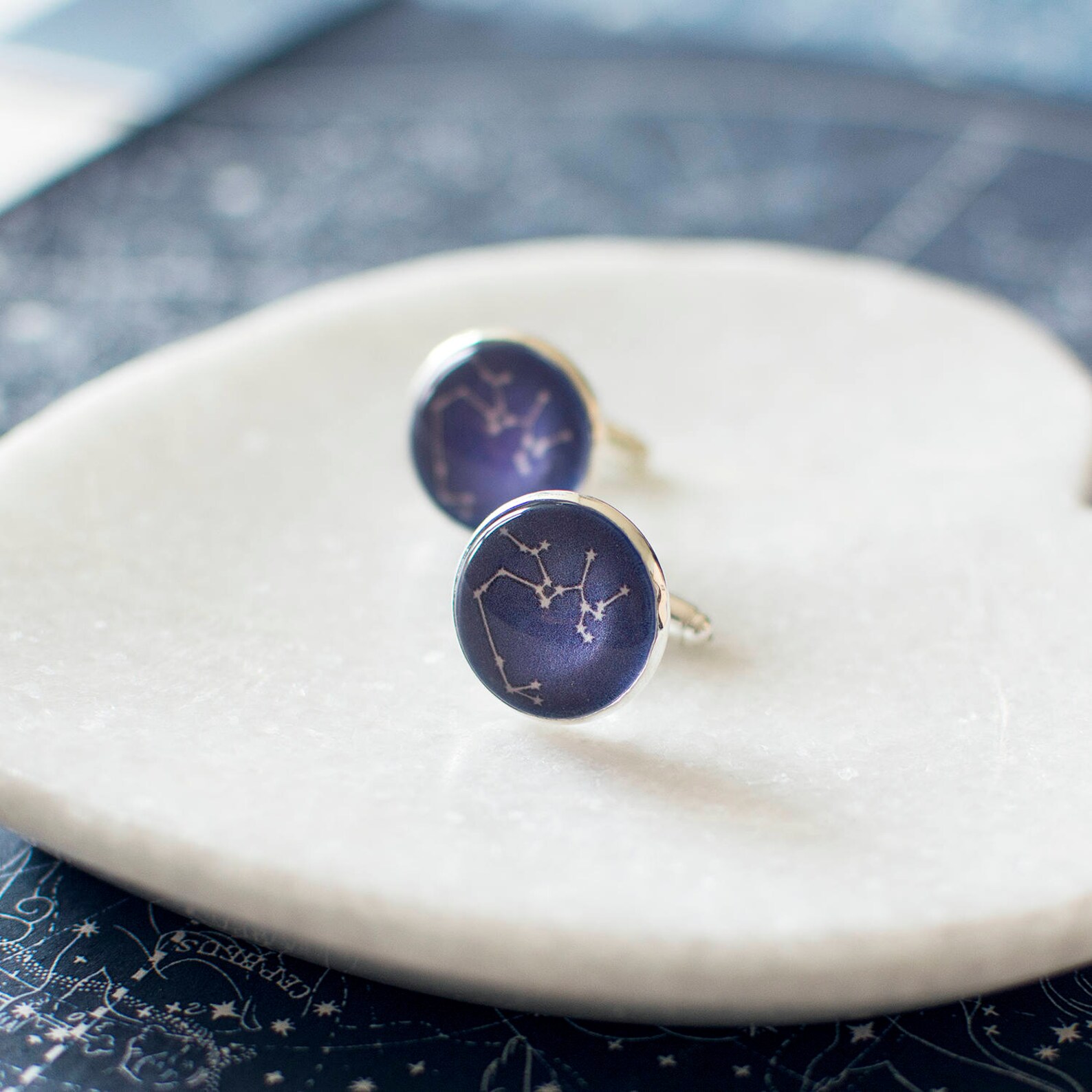 Custom Zodiac Cufflinks, Constellation Cufflinks, Personalised Star ...