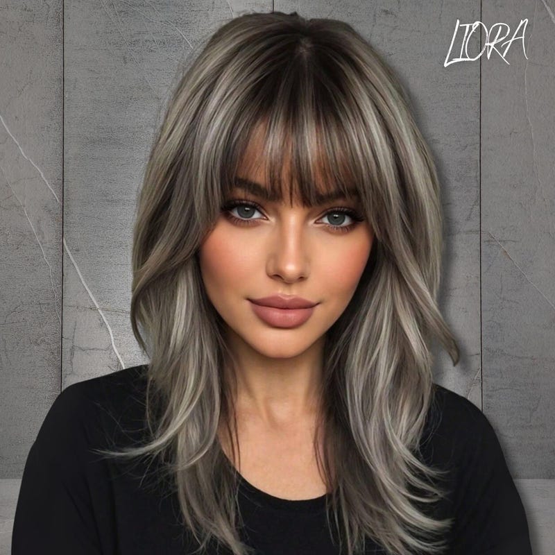 Shag Gray Wig - Etsy
