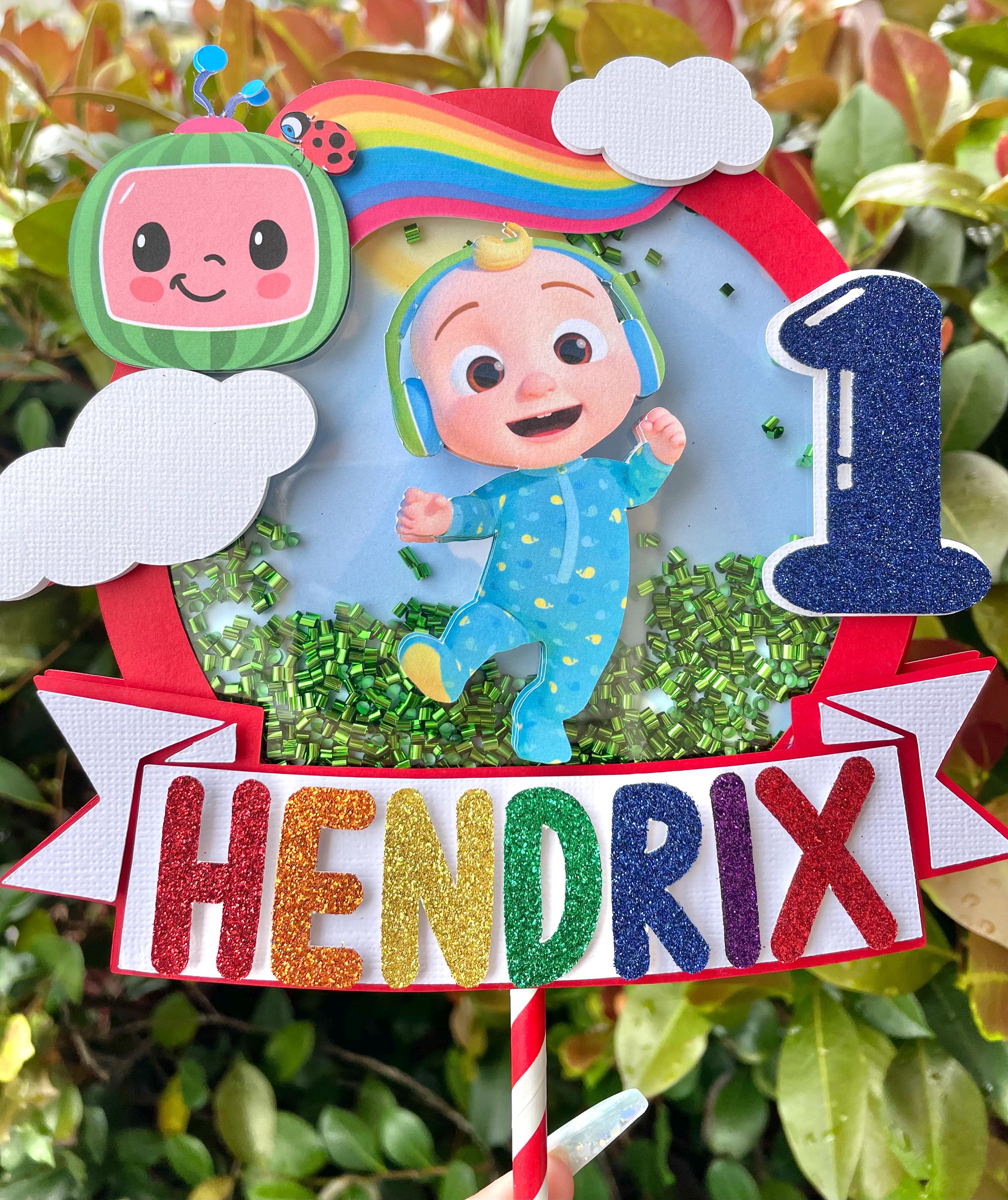 JJ Cake Topper - Etsy