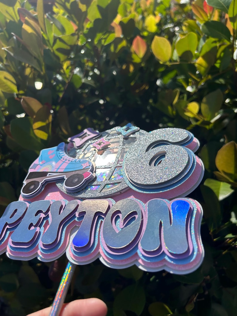 Roller Skate Cake Topper/ Skate Party Decoration - Etsy