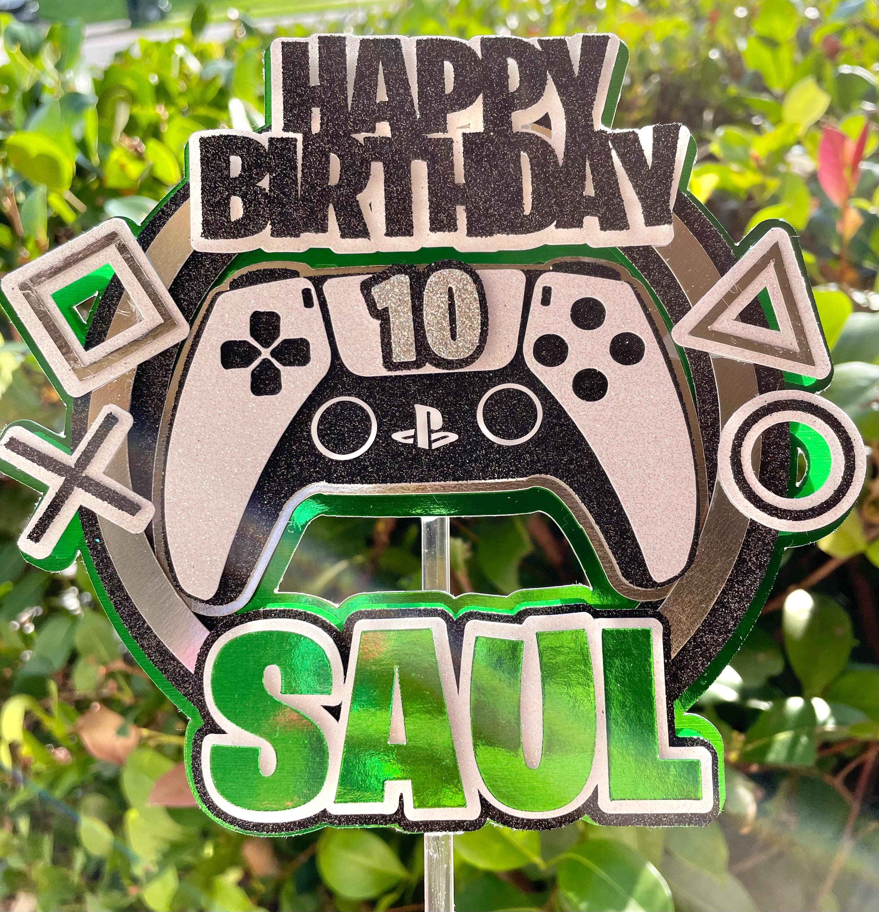 Ps5 Cake Topper/ Gamer Cake Topper - Etsy