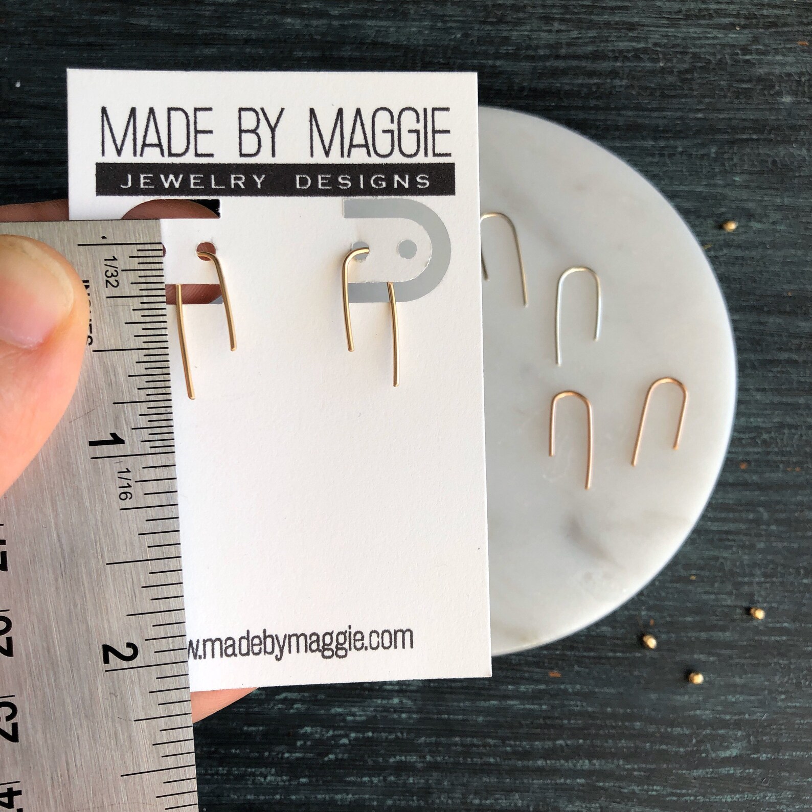 Minimalist Threader Earrings Size Small Available Gold - Etsy