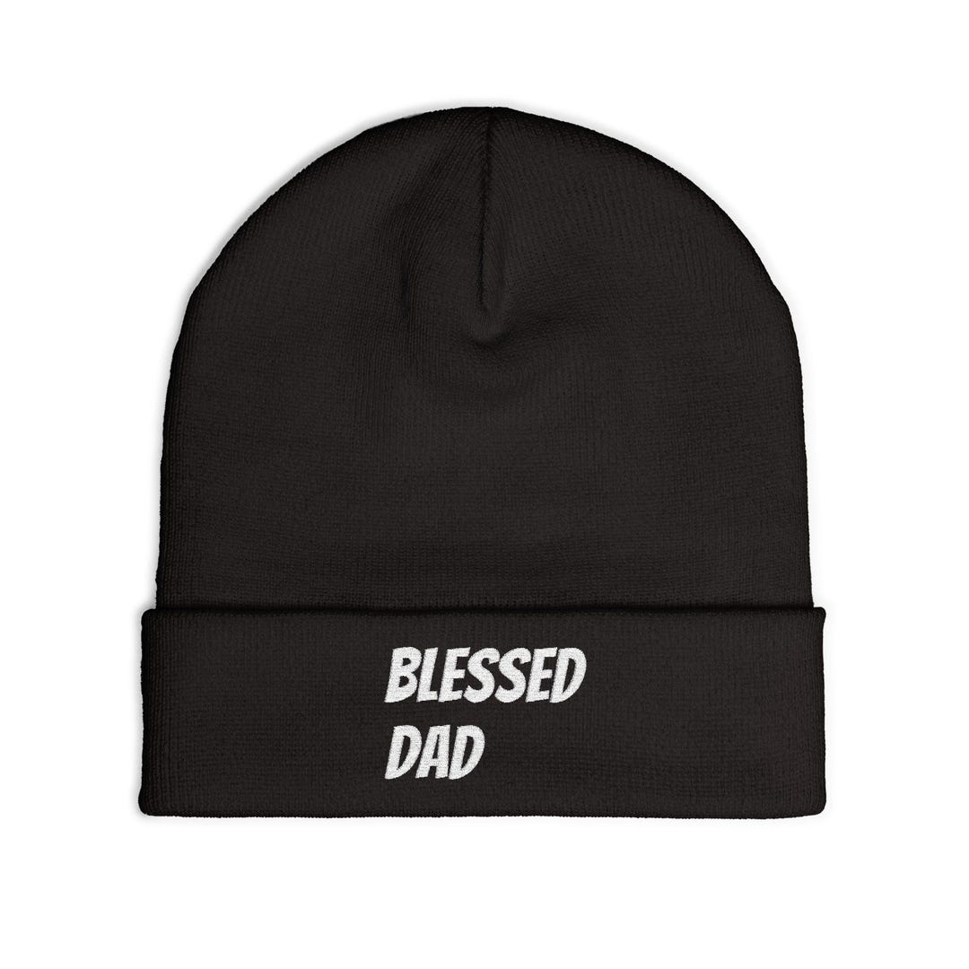 Blessed Dad Knit Beanie | Embroidered Dad Hat - Etsy