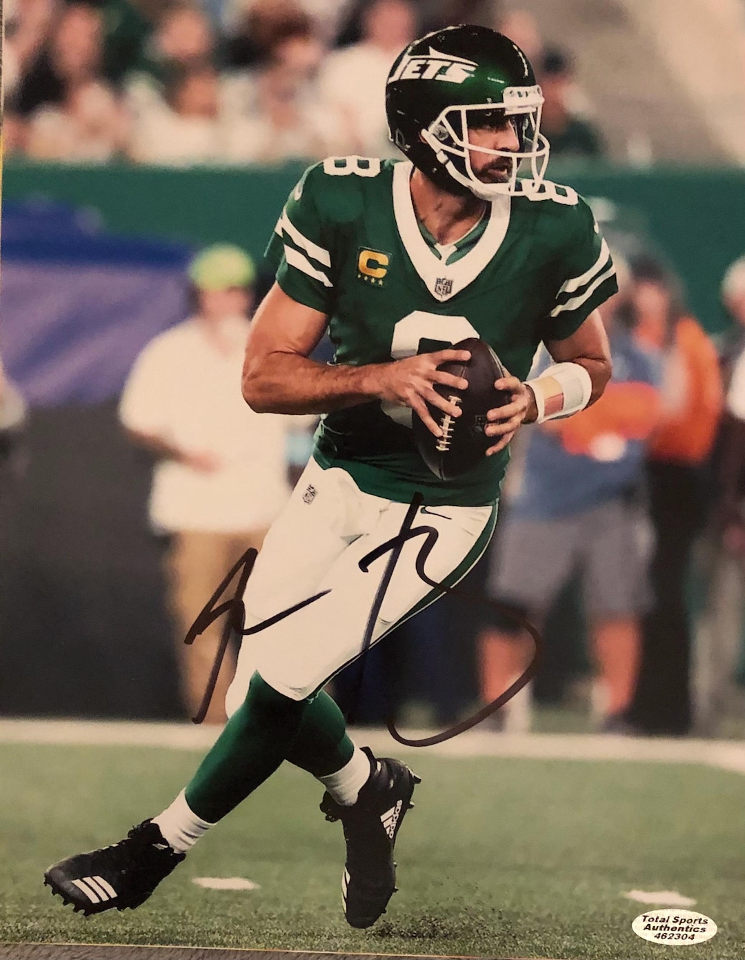 Aaron Rodgers Autographed Jets Photo With COA - Etsy