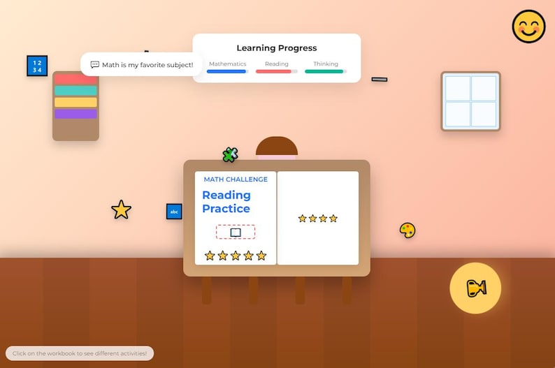 Math and Reading Workbook for Kids Ages 5-7 – Educational Printable PDF ...