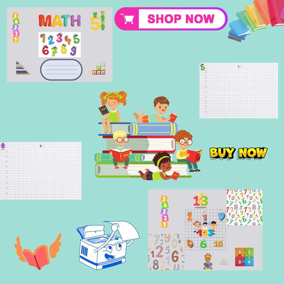 First Steps in Math: Writing Numbers From 0 to 10 - Etsy