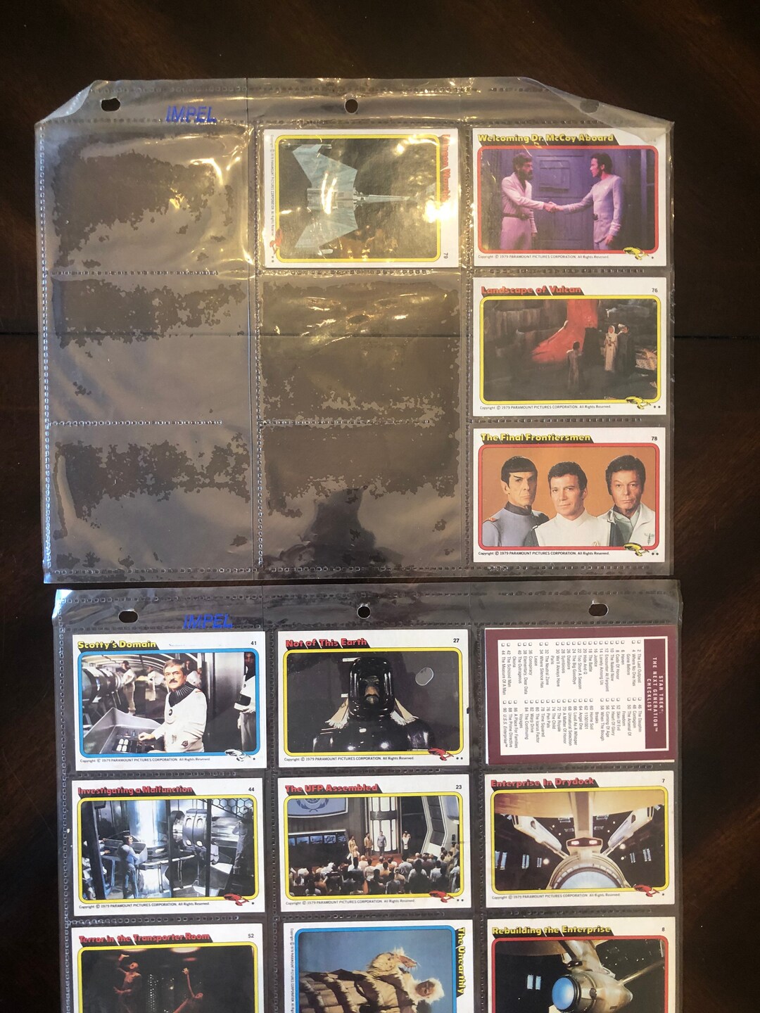Vintage 1979 Star Trek Collection of 12 Impel Trading Collector Cards ...