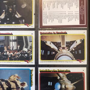Vintage 1979 Star Trek Collection of 12 Impel Trading Collector Cards ...