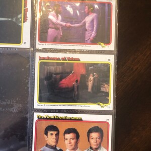 Vintage 1979 Star Trek Collection of 12 Impel Trading Collector Cards ...