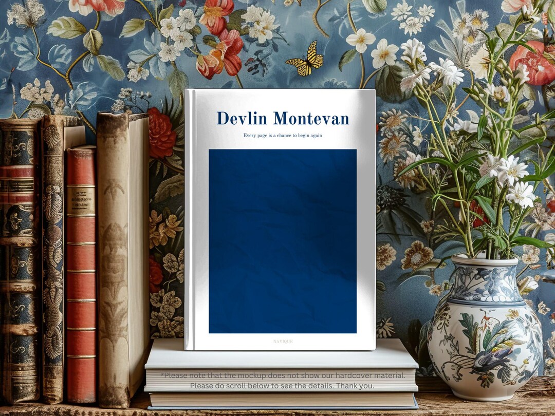 Personalized Minimalist Classy Hardcover Notebook | Custom Journal for ...