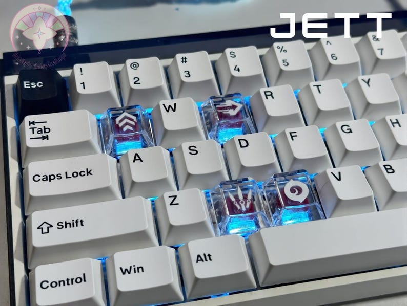 Valorant Agent Ability Keycaps - Transparent OEM, Handmade - Etsy