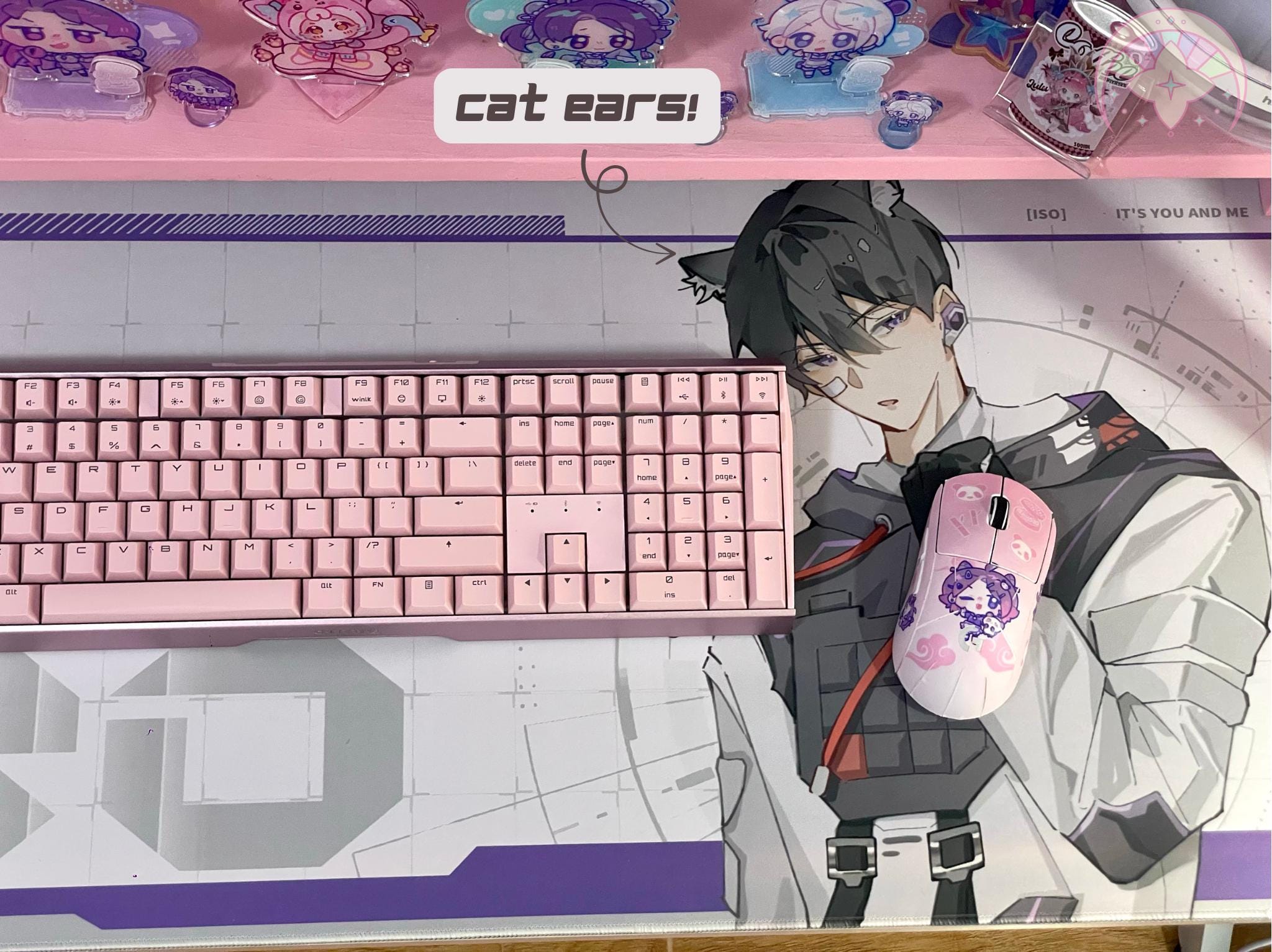 Valorant Agent Iso Cat Ears Mousepad - Etsy