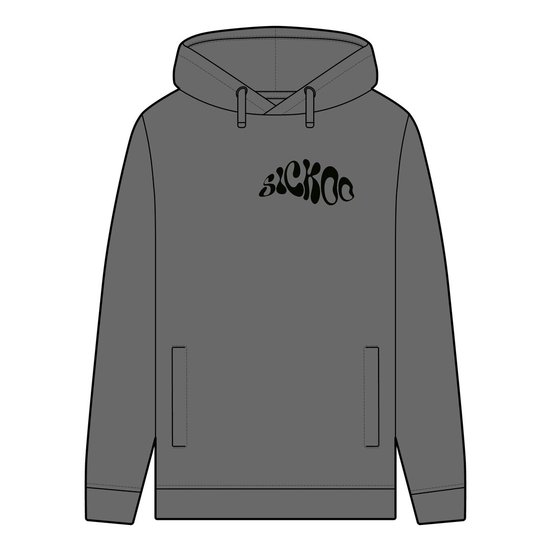 Organic Hoodie for Men, Sicko Graphic Sweatshirt, Cool Men's Streetwear ...